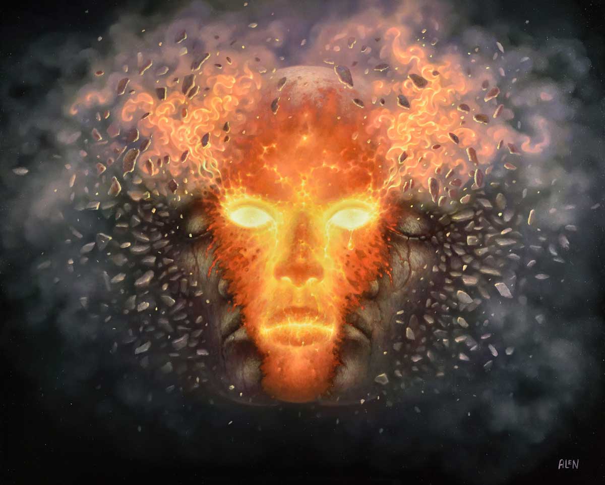 A16 by Tomasz Alen Kopera, dark Paintings for sale, direct from the artist