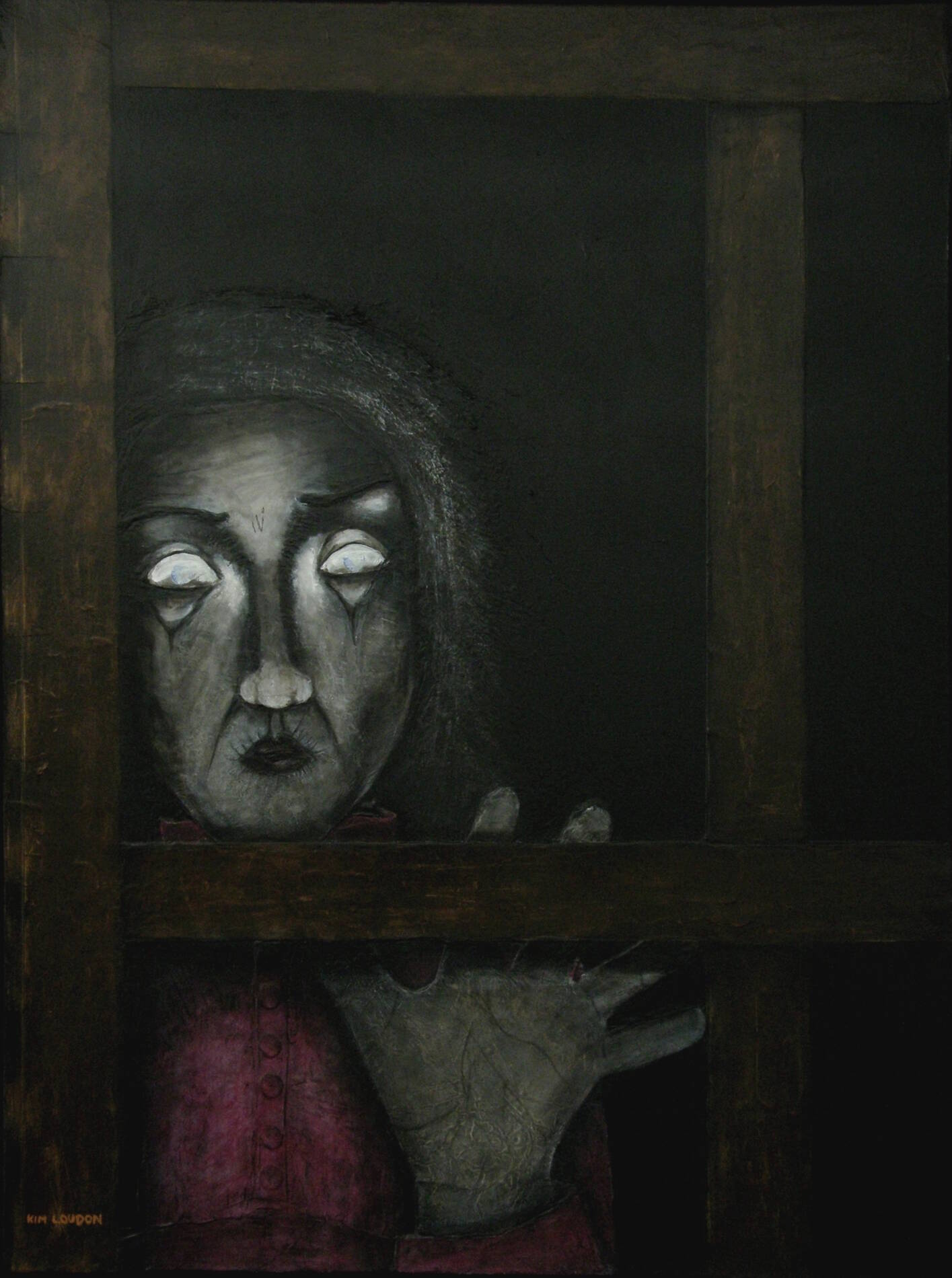 THE GHOST OF ALICE by Kim Loudon, dark Paintings for sale, direct from ...