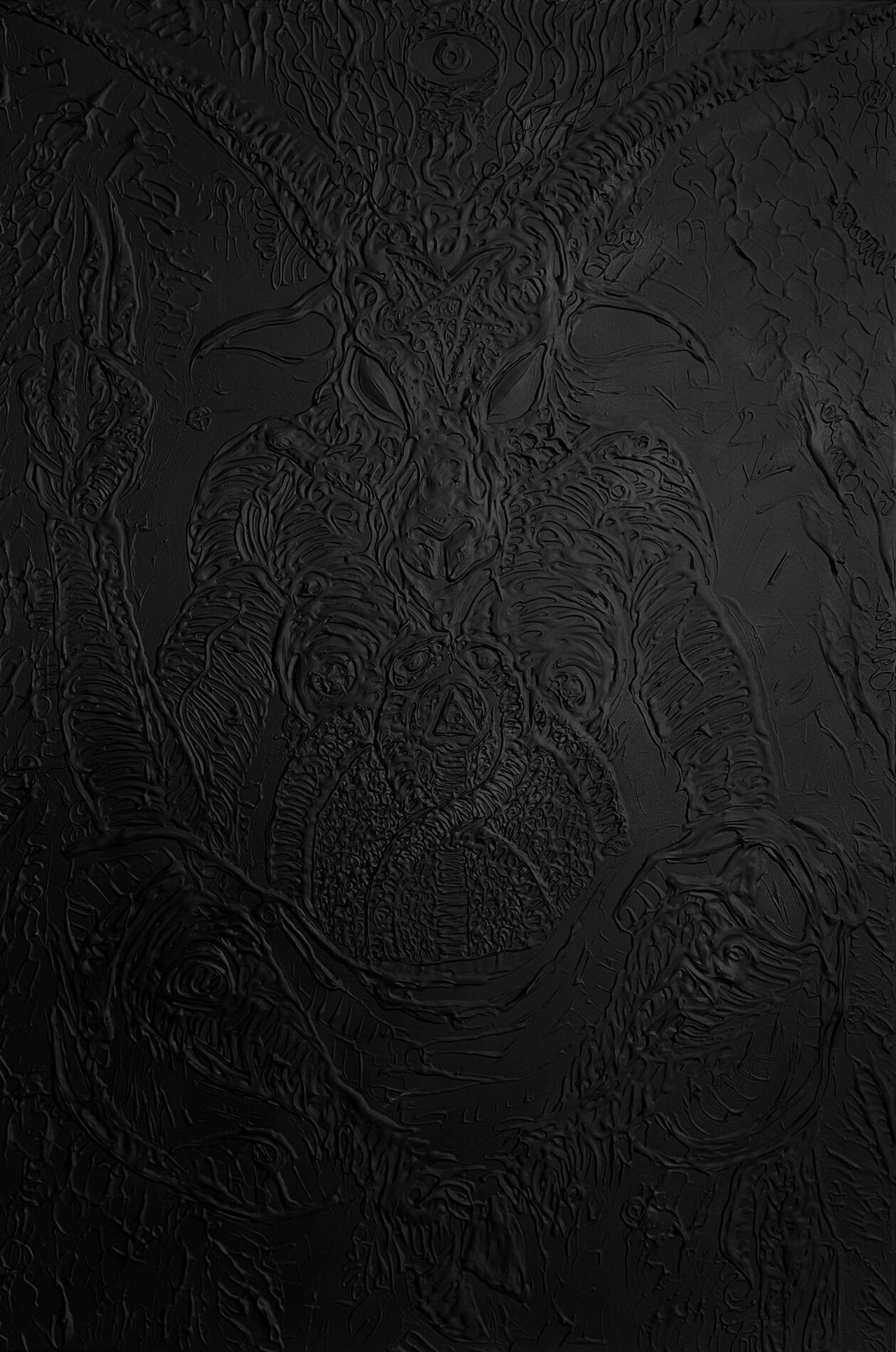 Blackened – Baphomet 1 by Nekron, dark Paintings for sale, direct from ...