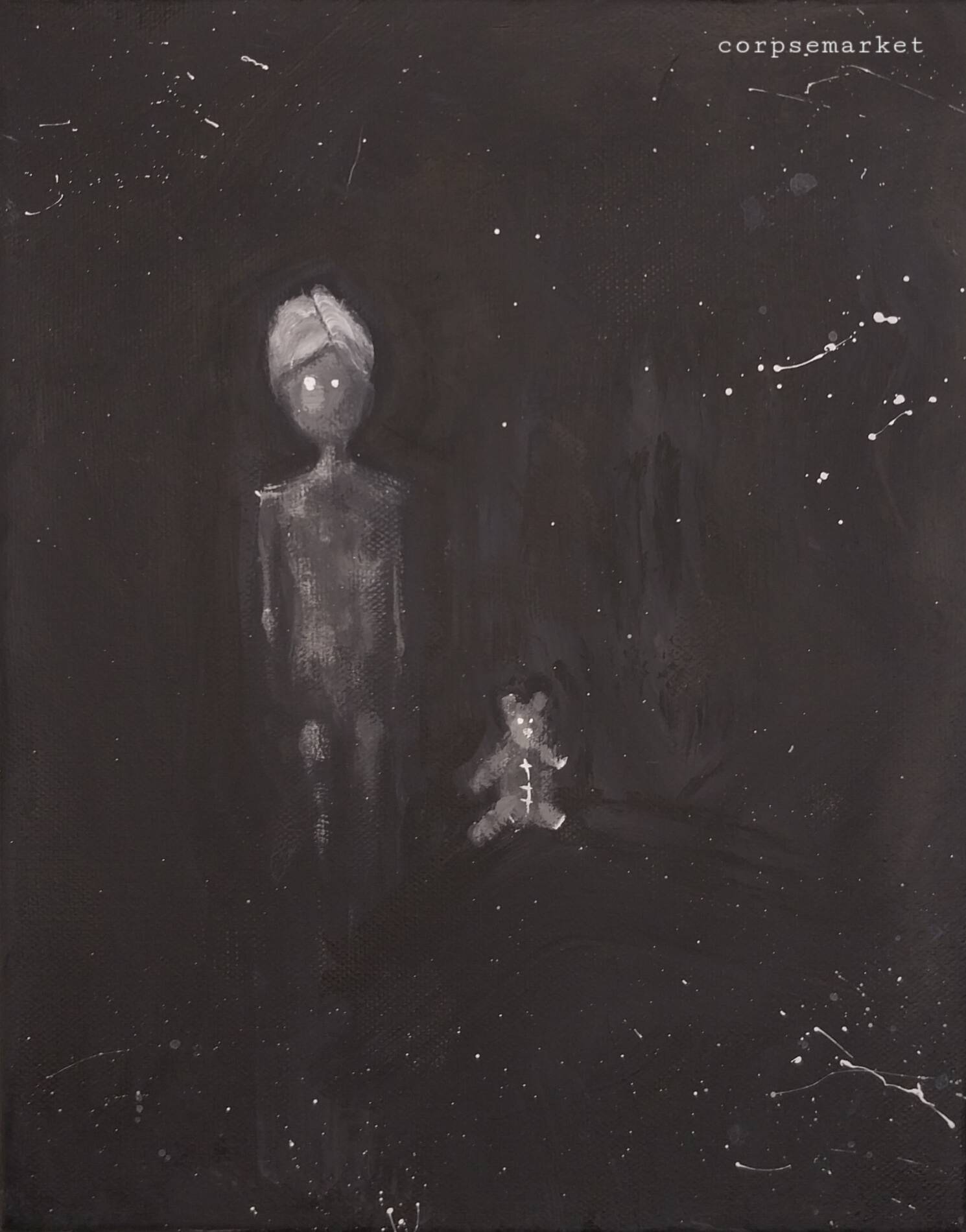 Fragmented by Corpse Market, dark Paintings for sale, direct from the ...