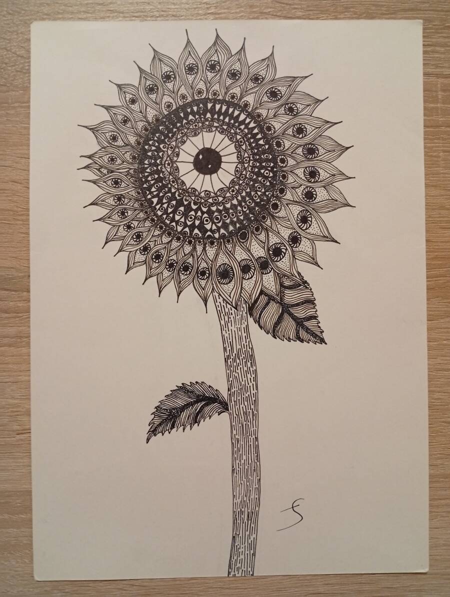 Heyeliotropism by Eleni Savvidou, dark Drawings for sale, direct from ...